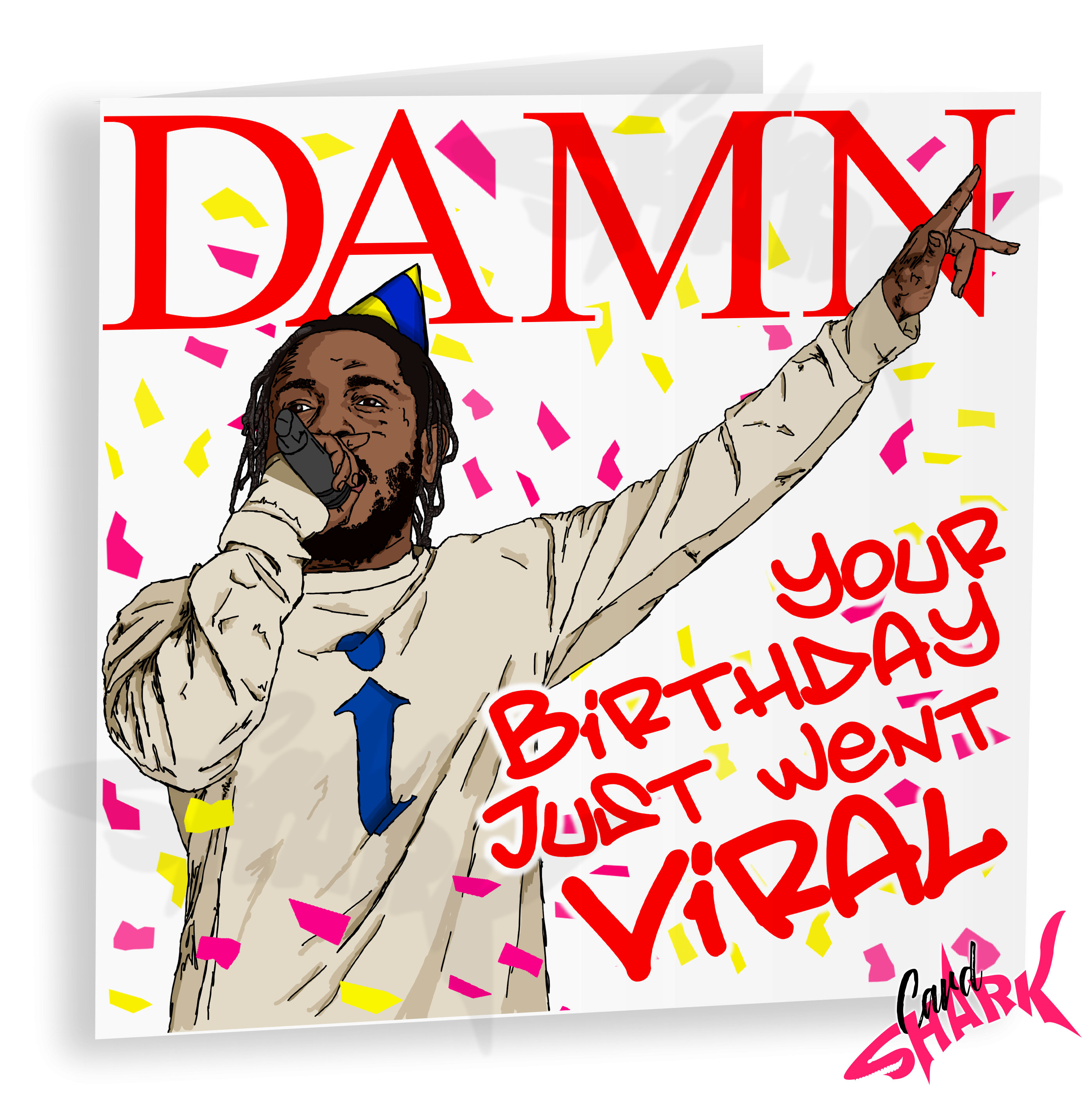 Kendrick Lamar Birthday Card Hip Hop Card Rap Birthday Card | Etsy
