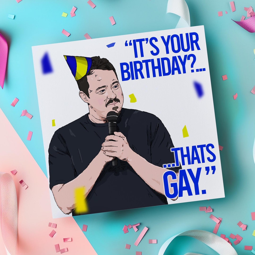 Shane Gillis Funny Birthday Card, Matt and Shane's Secret Podcast Card ...