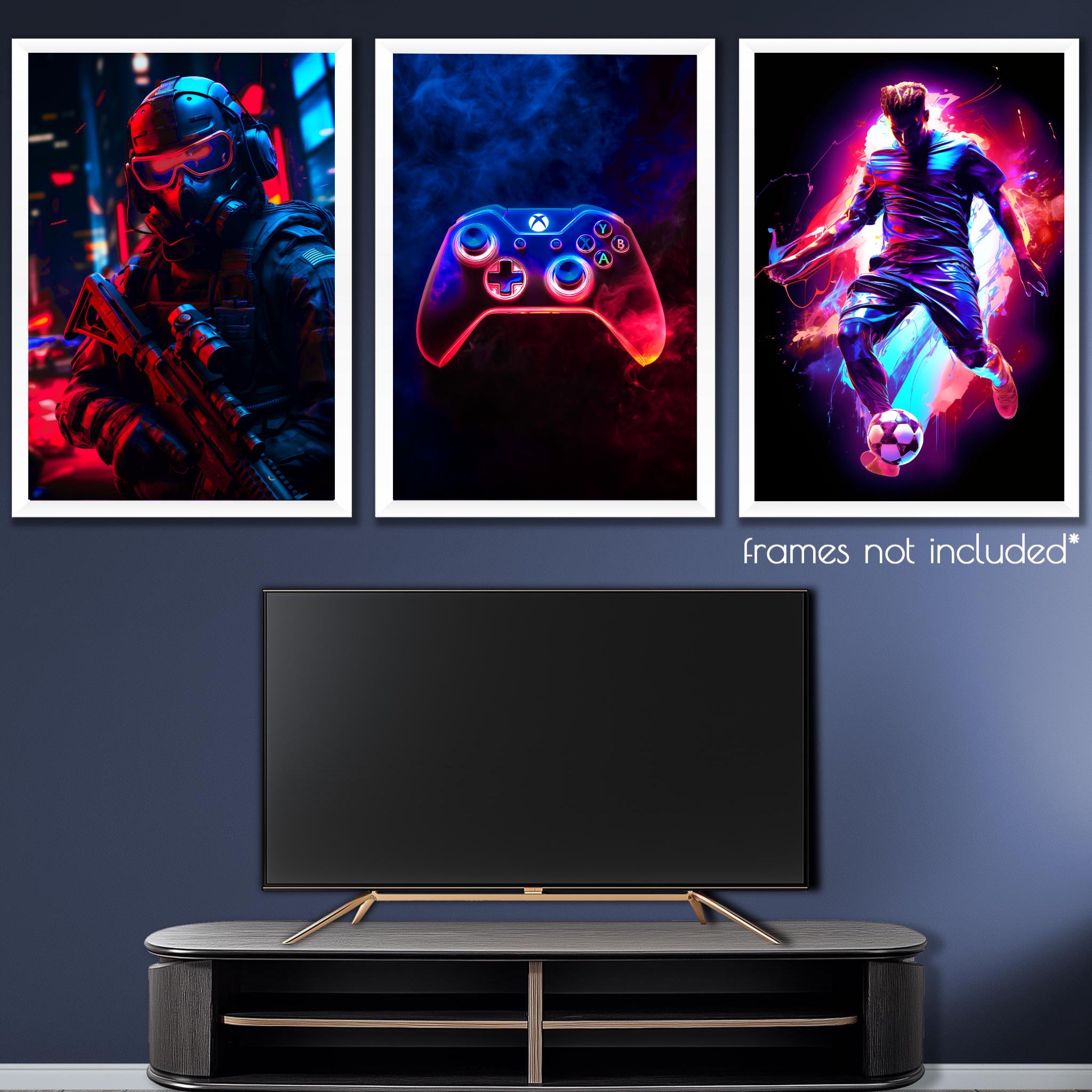 Customised Gaming Prints, Gaming Prints, Gaming Gift, Bedroom Prints ...