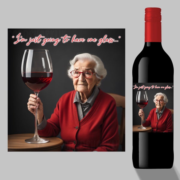 Funny Wine Labels - Etsy