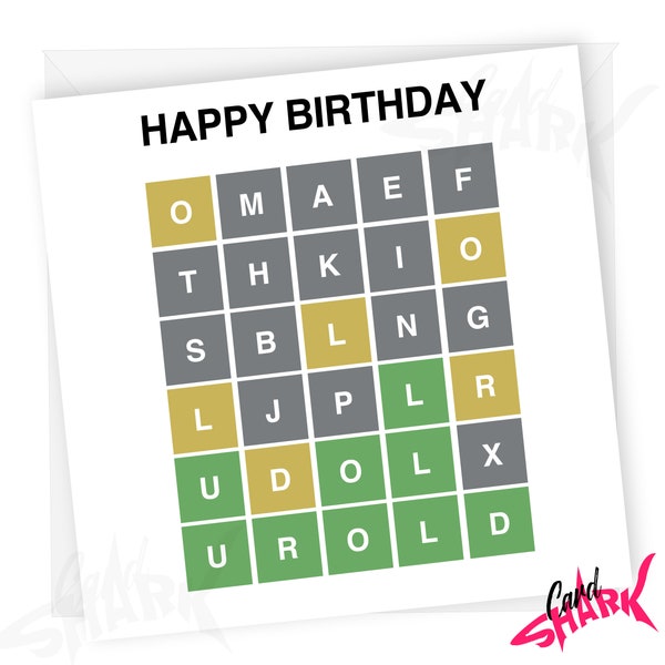 Birthday Scrabble - Etsy UK