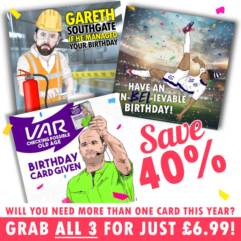 VAR Birthday Card for Son, Card Given Football Birthday Card, Funny ...
