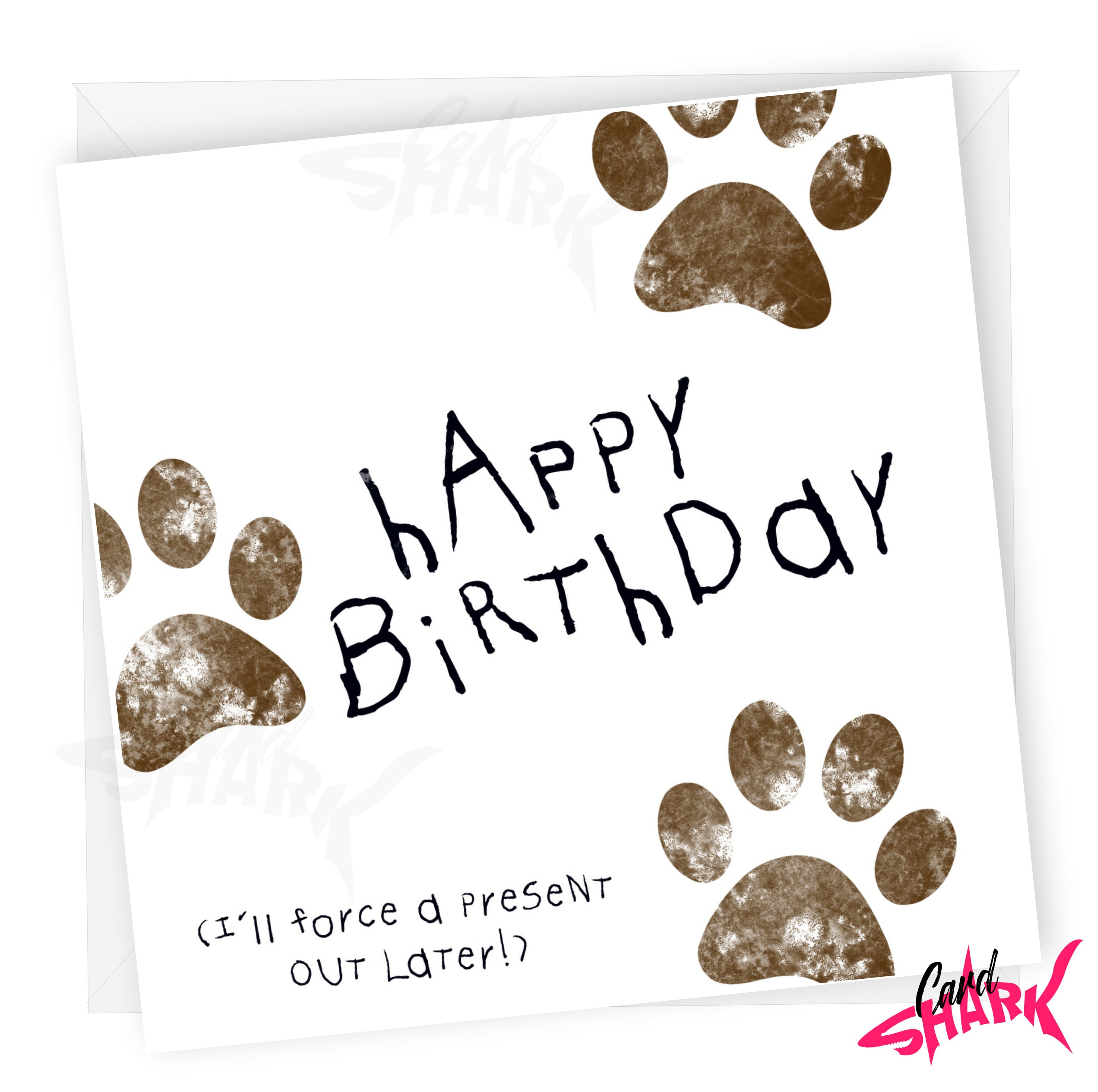 Funny Dog Card Card From Dog Funny Birthday Card Doggy - Etsy