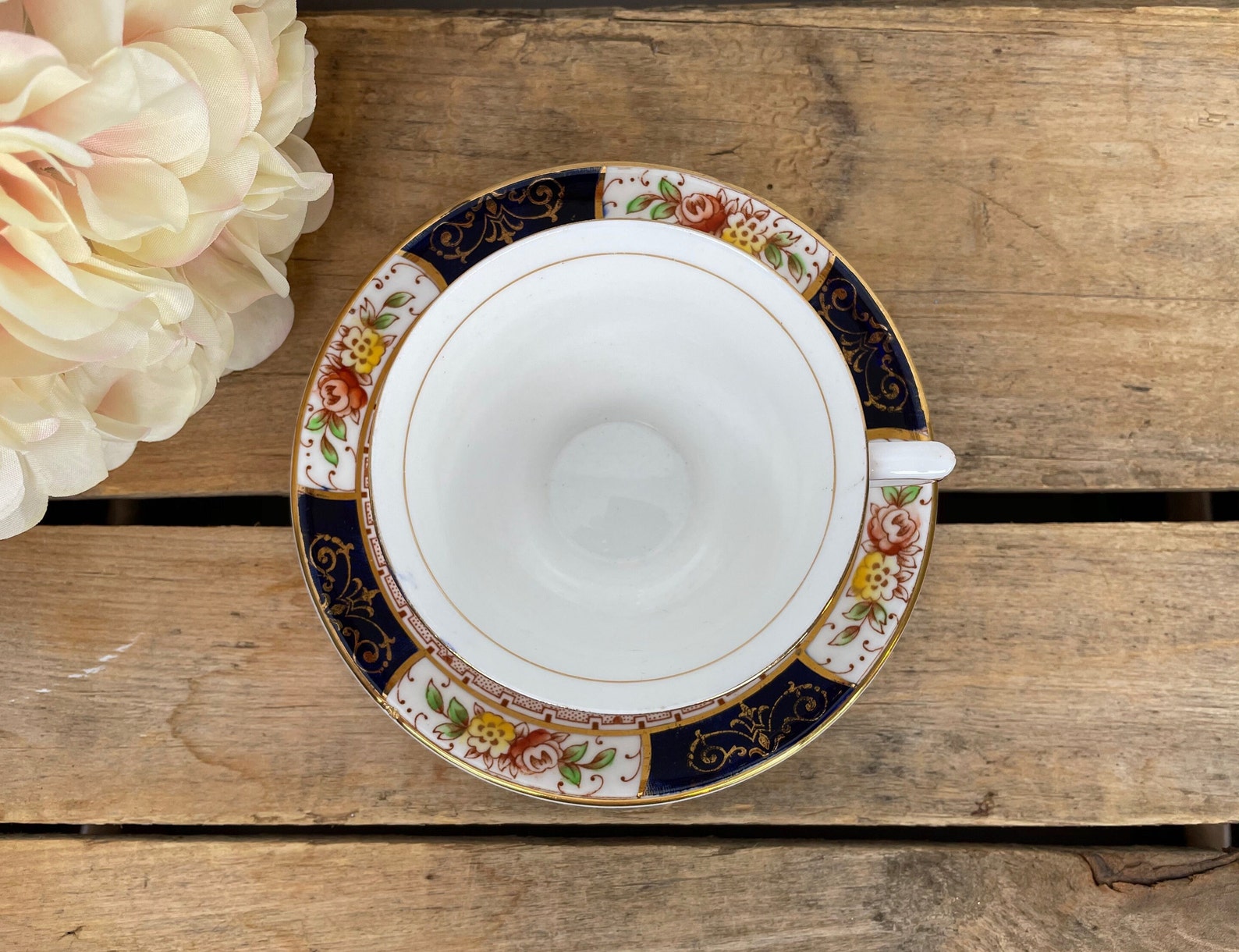 Vintage Colclough Tea Cup and Saucer Pattern 6612, Vintage Imari Style ...