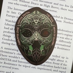 High Reeves Deatheater Mask Manacled Waterproof Sticker - Etsy