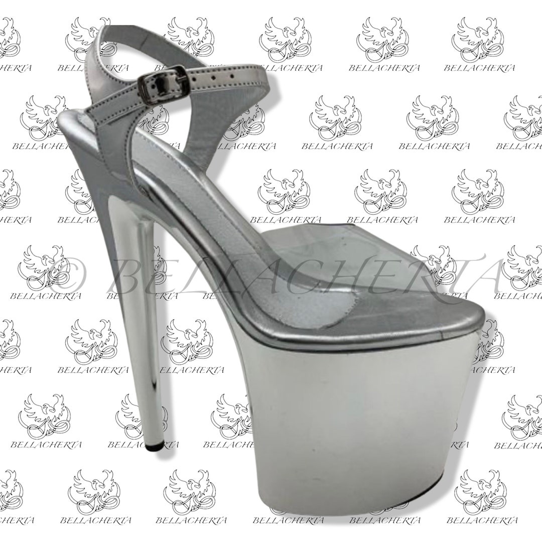 Transparent Vamp Stripper Heels - Etsy