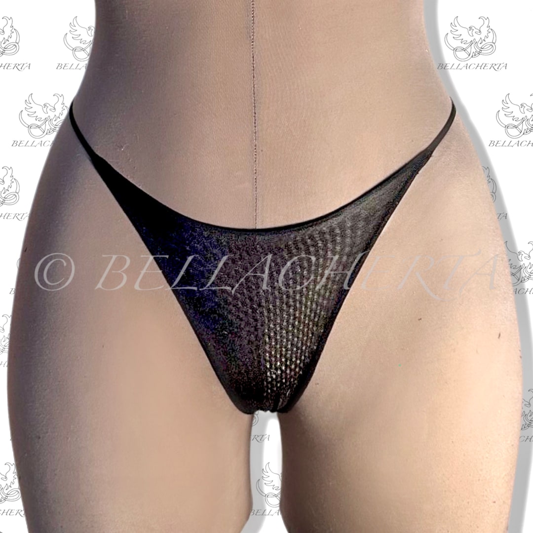 Side Strings Mesh Thongs / V-strings Panty - Etsy