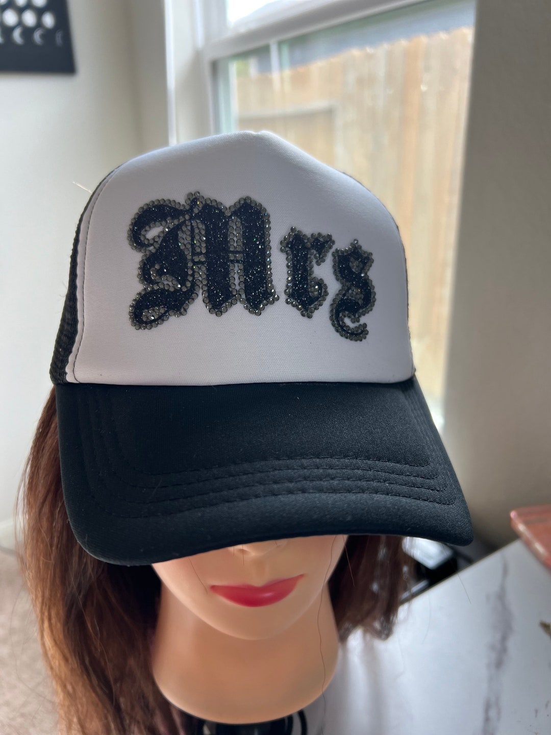 Custom Mrs Bedazzled Baseball Cap Bling Rhinestones Sparkle ...