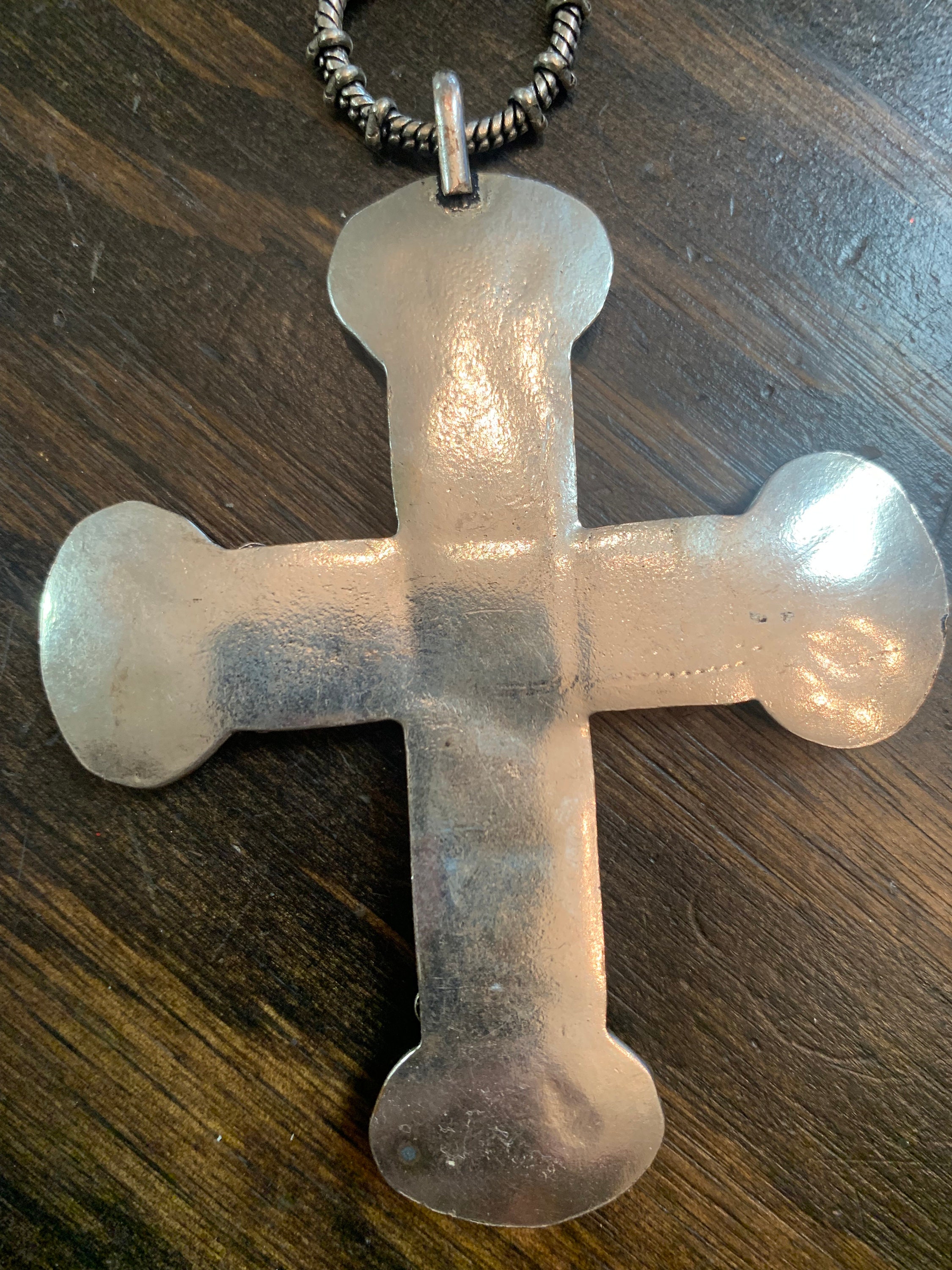 Lapis Cross & Chain - Etsy