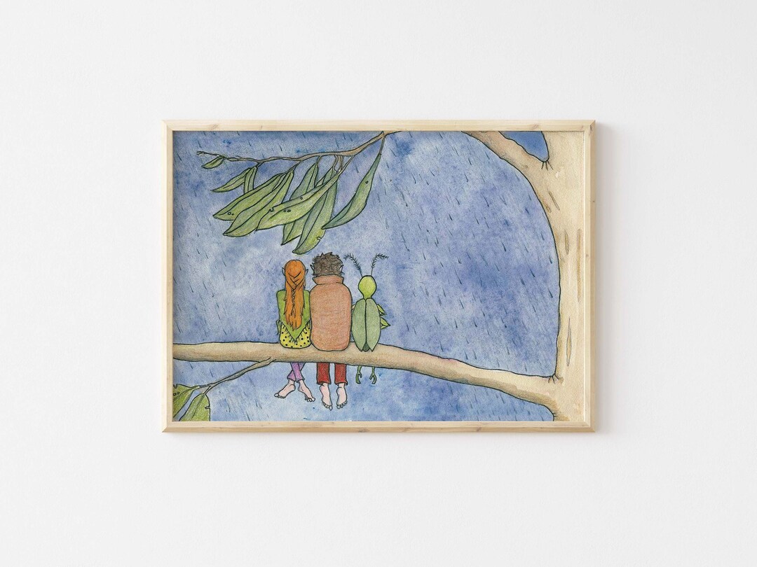 ART PRINT 'three Friends' | From My Original Illustration | Good ...