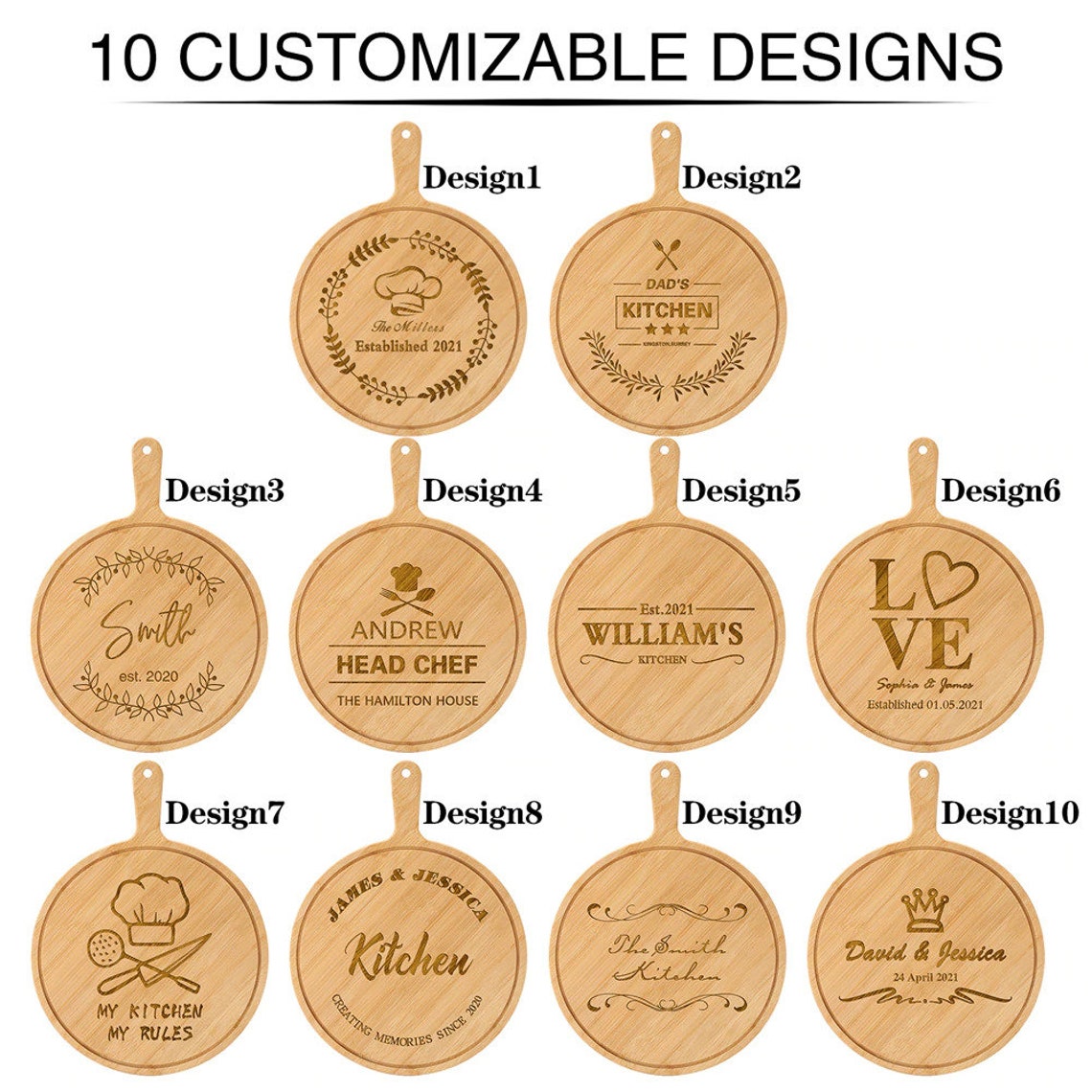 Personalized Pizza Board Wooden Pizza Board Engraved Pizza - Etsy