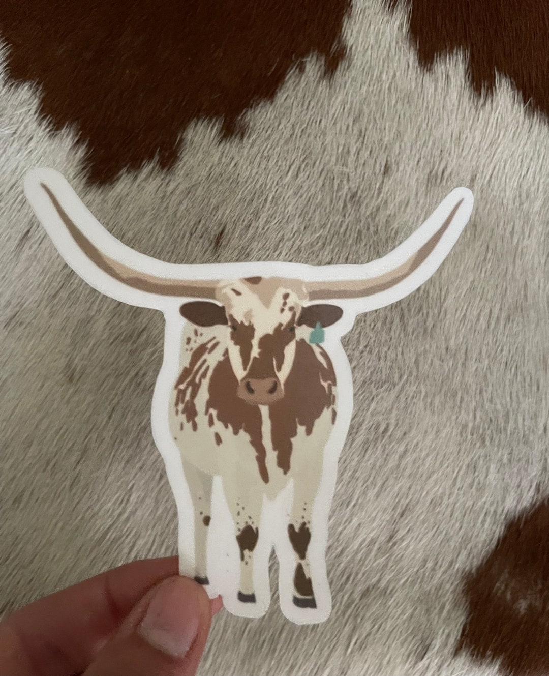 Longhorn Sticker - Etsy
