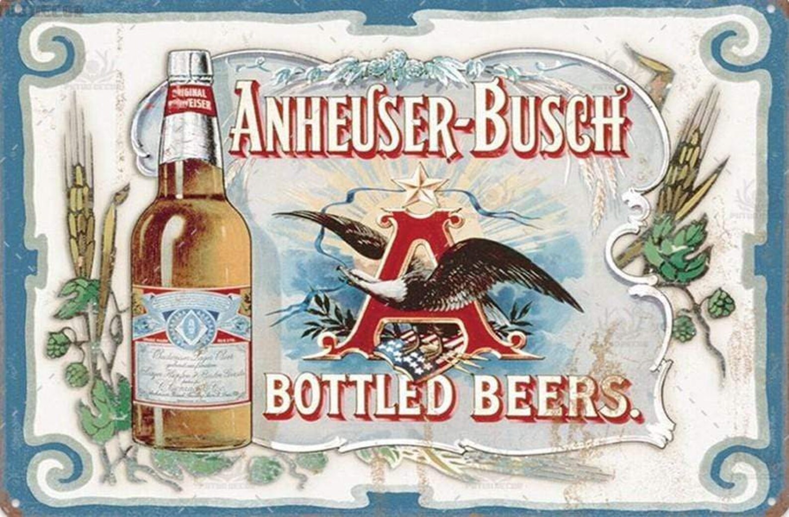 Vintage Tin Signs 19 Beer Varieties Available Nostalgic Wall - Etsy