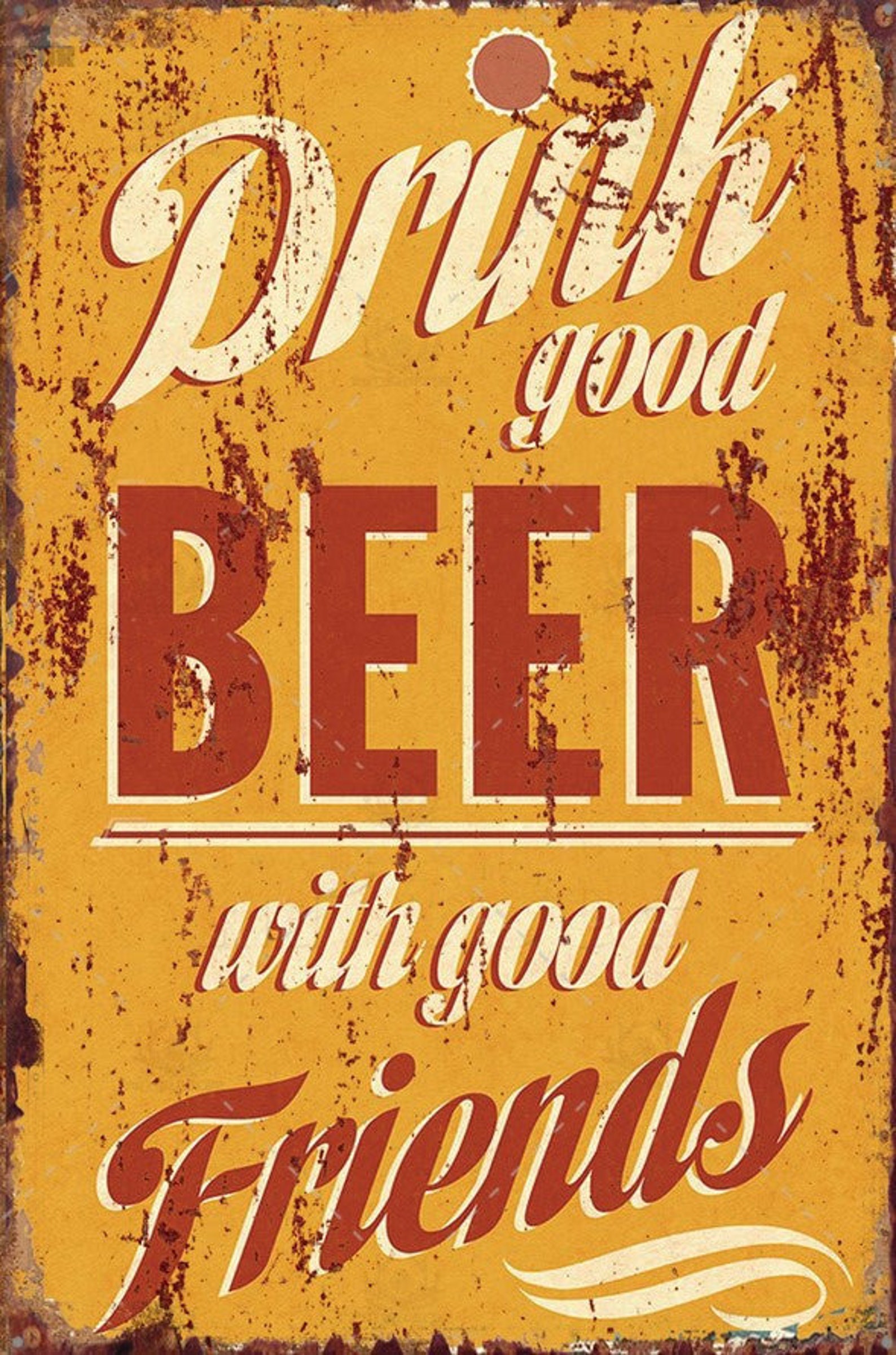 Vintage Tin Signs 13 Beer & Bar Varieties Available Nostalgic - Etsy