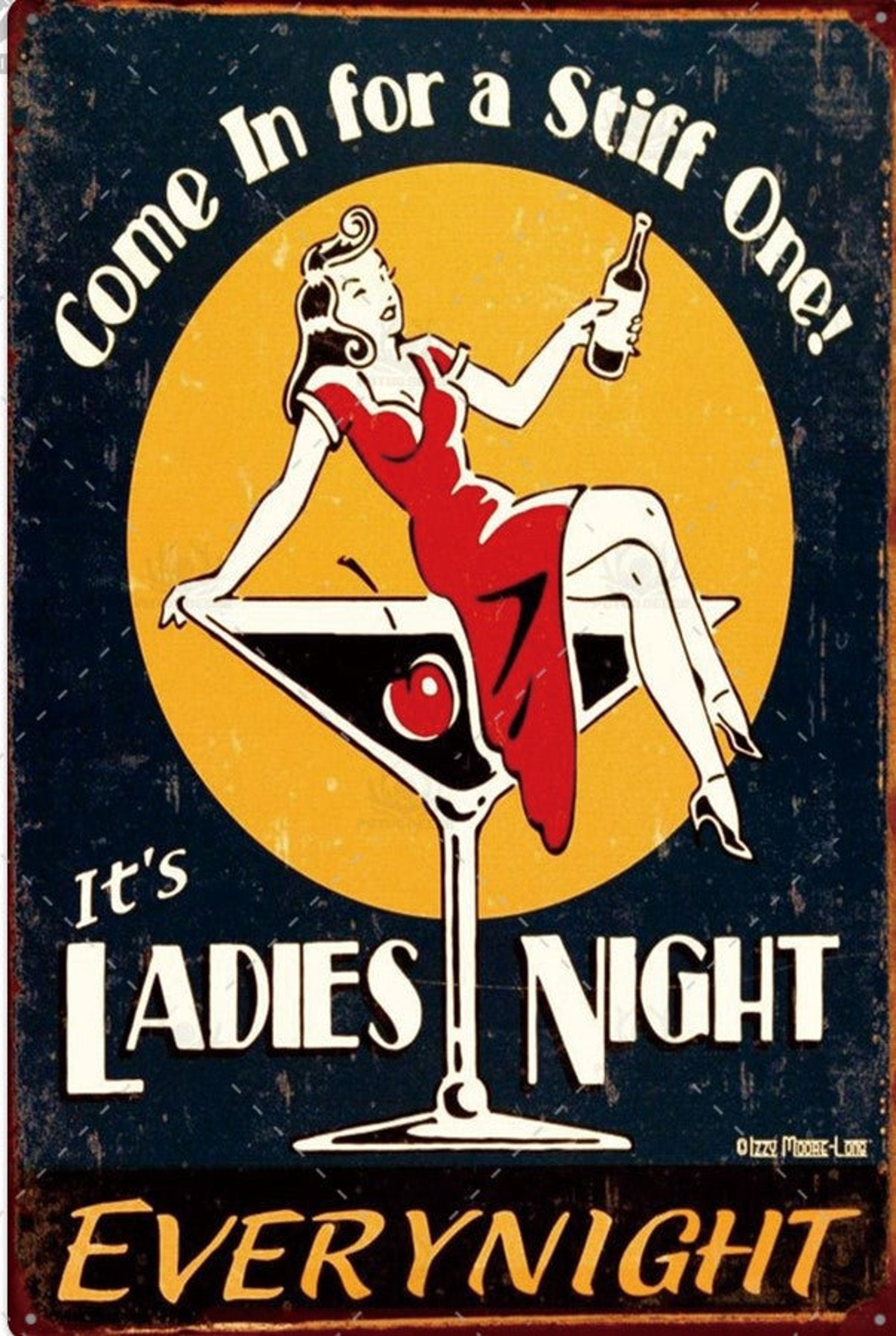 Vintage Tin Signs 13 Beer & Bar Varieties Available Nostalgic - Etsy