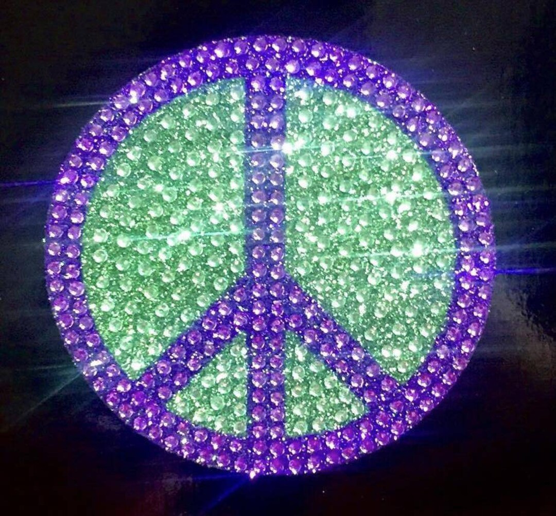 Peace Bling Decal - Etsy