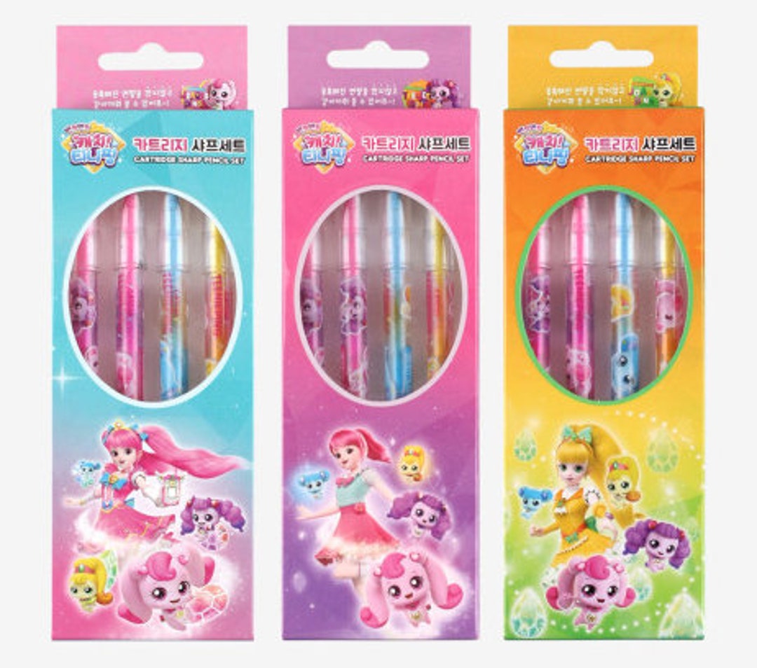 Character Mechanical Pencils and Eraser, Catch Teenieping, Stackable ...