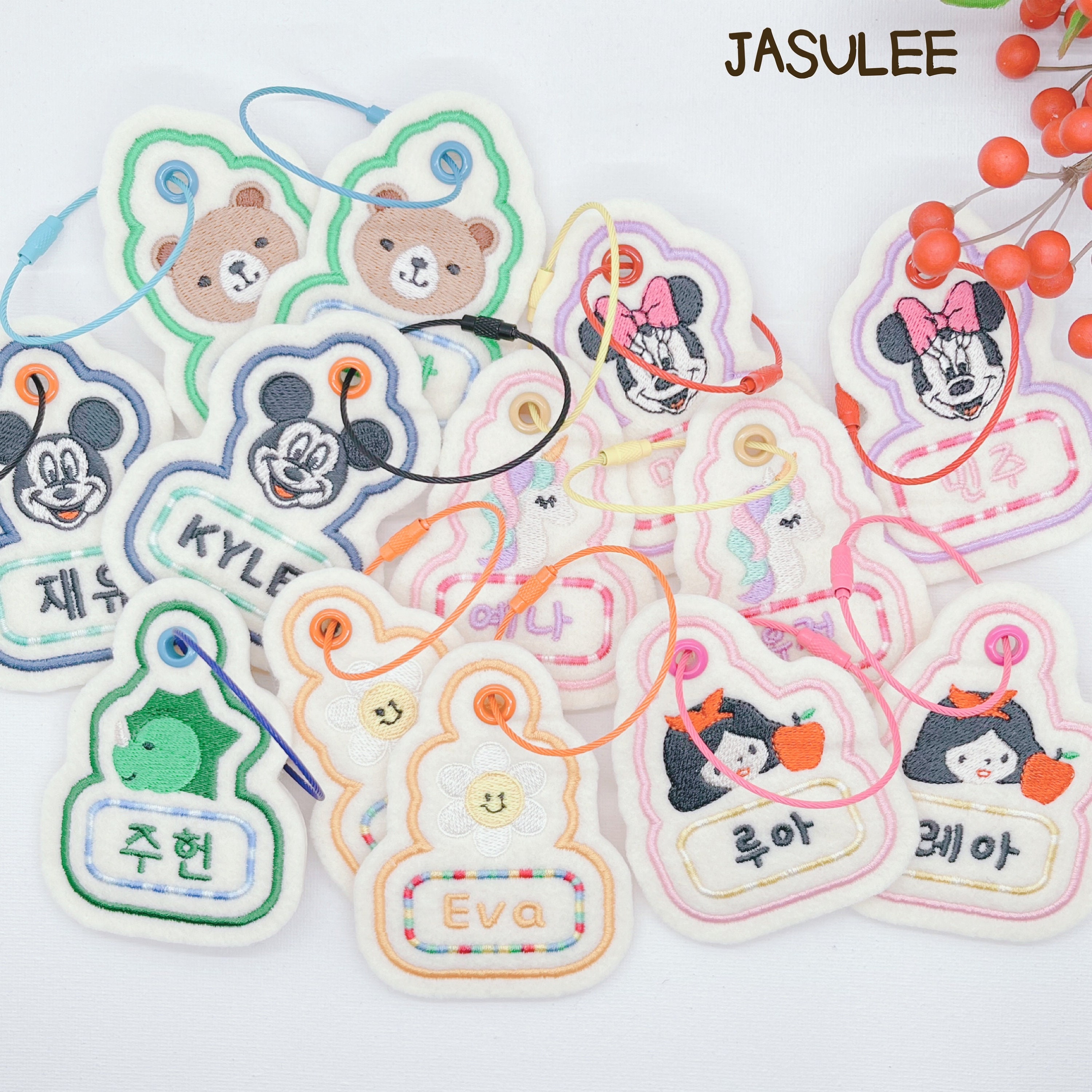 Mini Shape Name Tags, Personalized, Bag Tags, Lunch Bag Tags, Name Tags ...