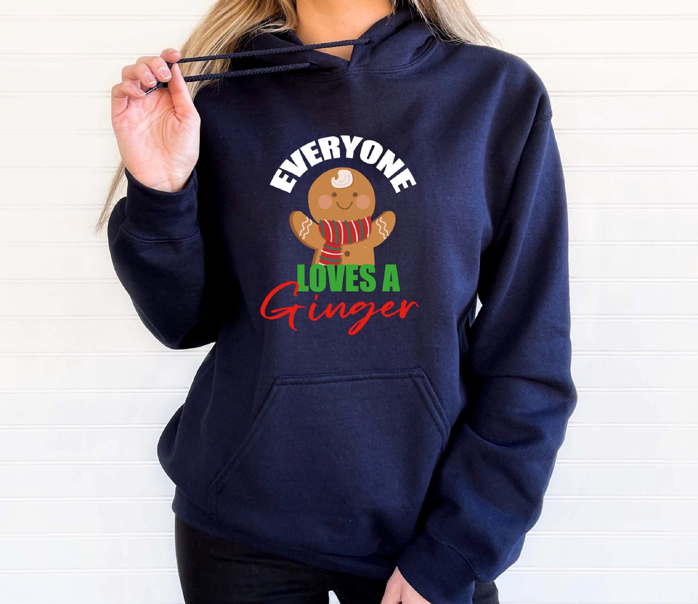 Everyone Loves A Ginger Sweatshirt, Gingerbread Man Cookie Sweatshirt ...