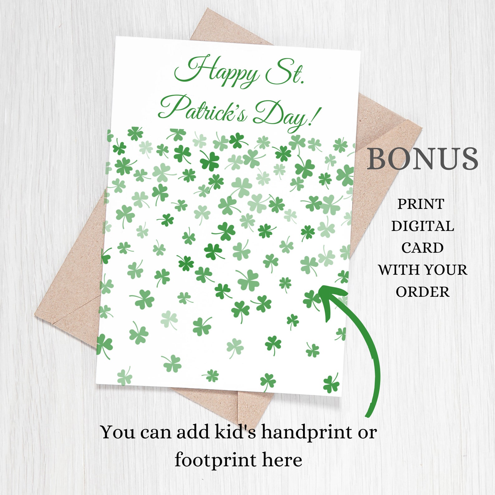 Lucky Papa, St Patricks Day Handprint Art, Shamrock Handprint Keepsake ...