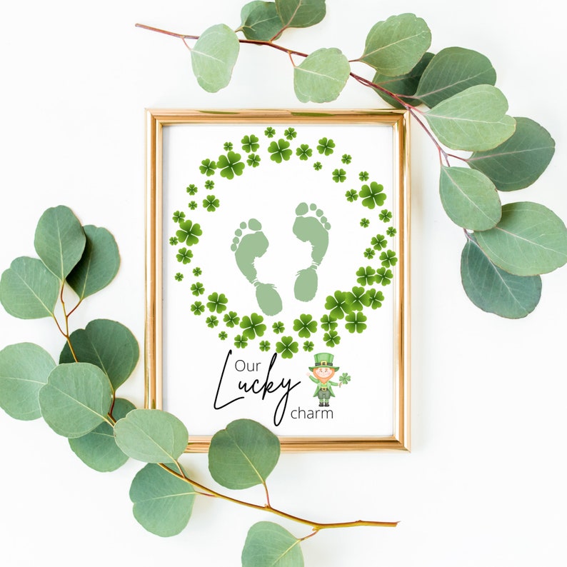 Our Lucky Charm Printable St Patrick's Day Handprint Art - Etsy
