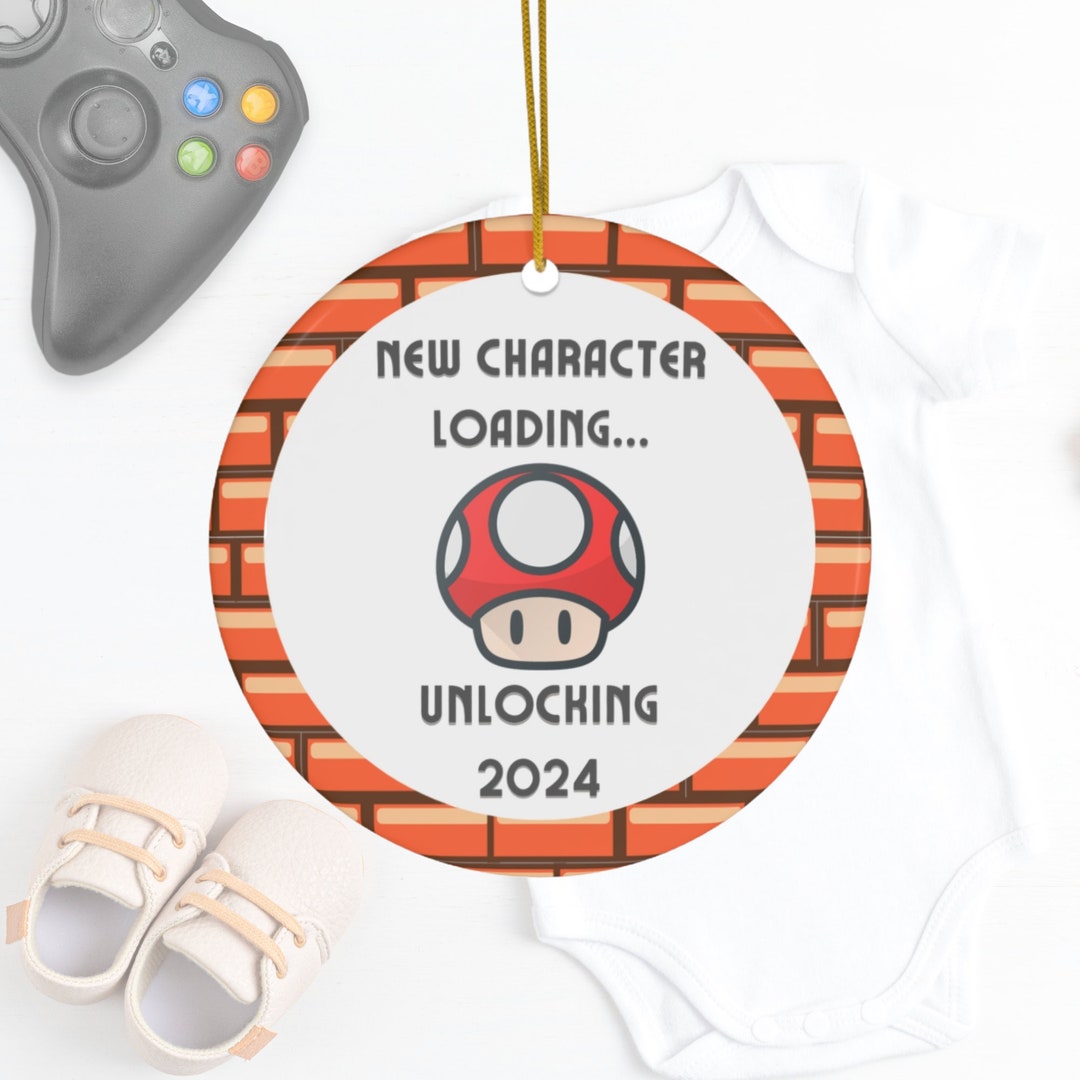 New Character Loading, Video Game Player Baby Announcement, Retro Video ...