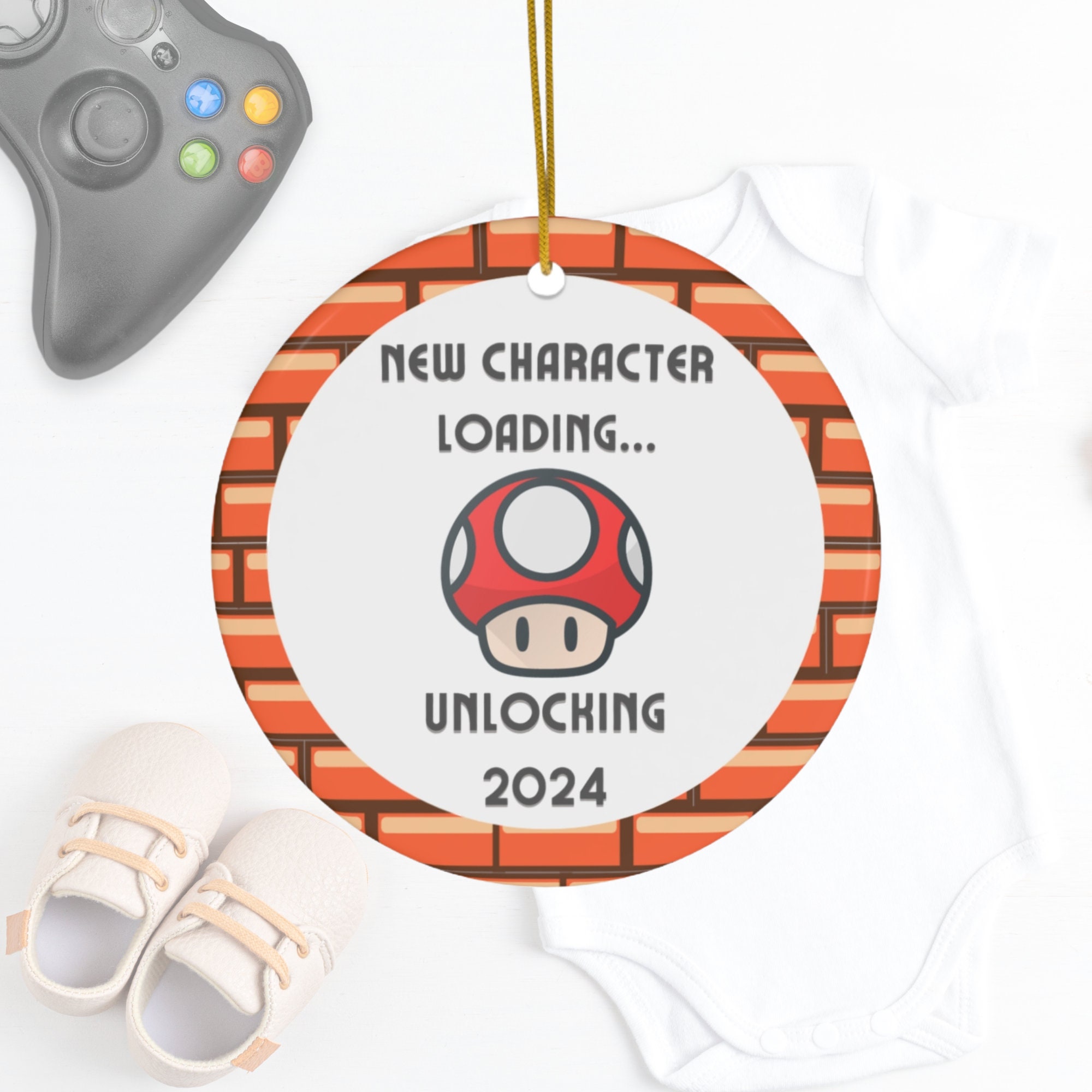New Character Loading, Video Game Player Baby Announcement, Retro Video ...