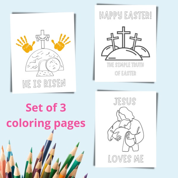 Jesus Loves Me Coloring Sheet - Etsy