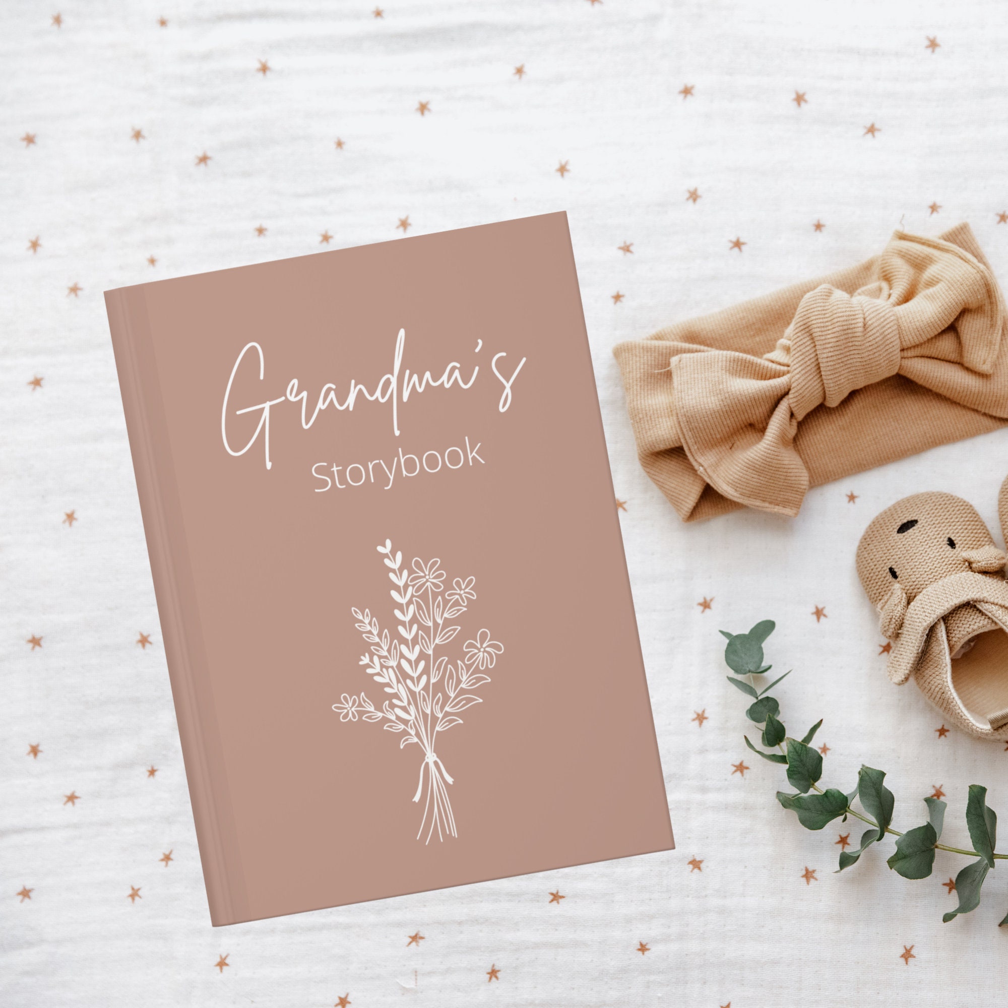 Grandma's Storybook Hardcover Journal New Grandma Gift - Etsy