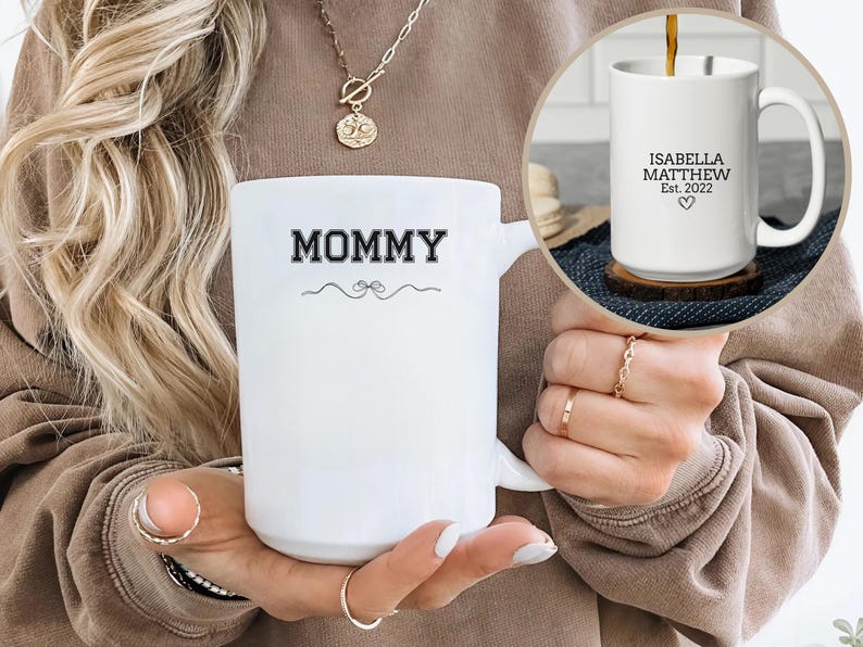 Mommy Era Mug, Custom Cool Mom Energy Mug, Funny Mom Gift, New Mom Mug ...