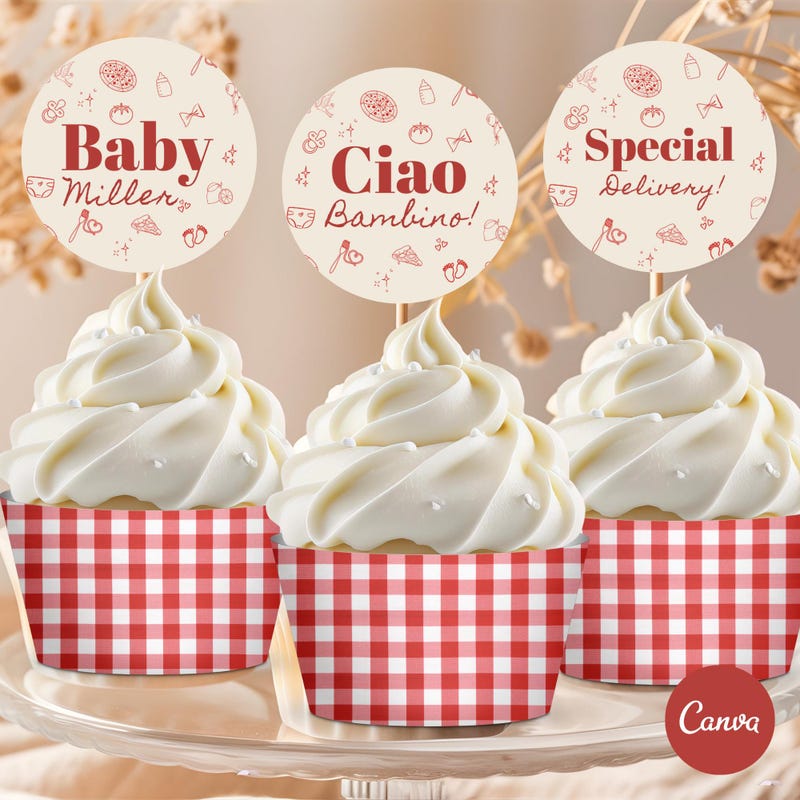 Ciao Baby Cupcake Topper - Etsy