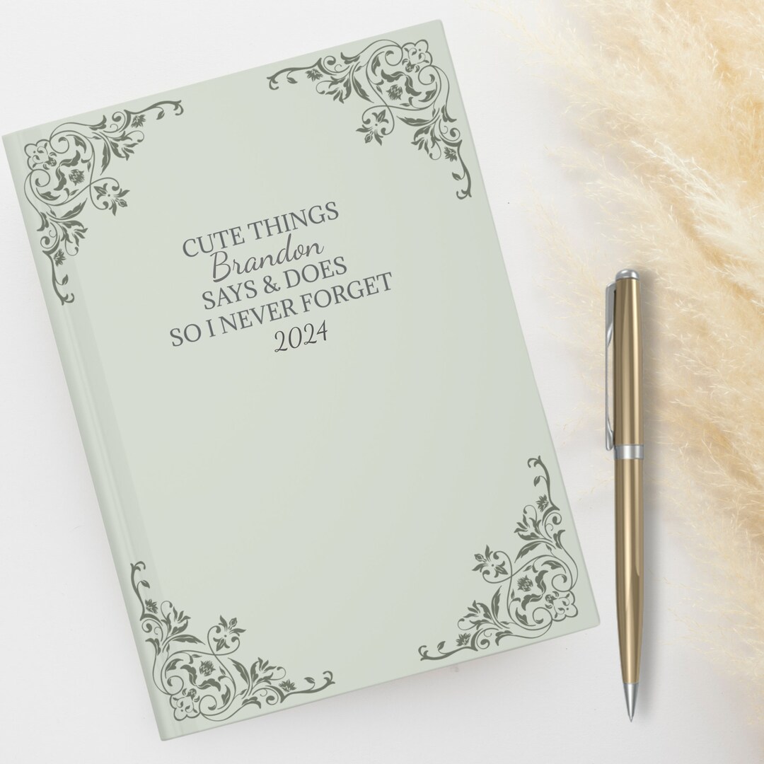 Grandparents Journal, New Grandma Gift From Grandkids, Custom Memory ...