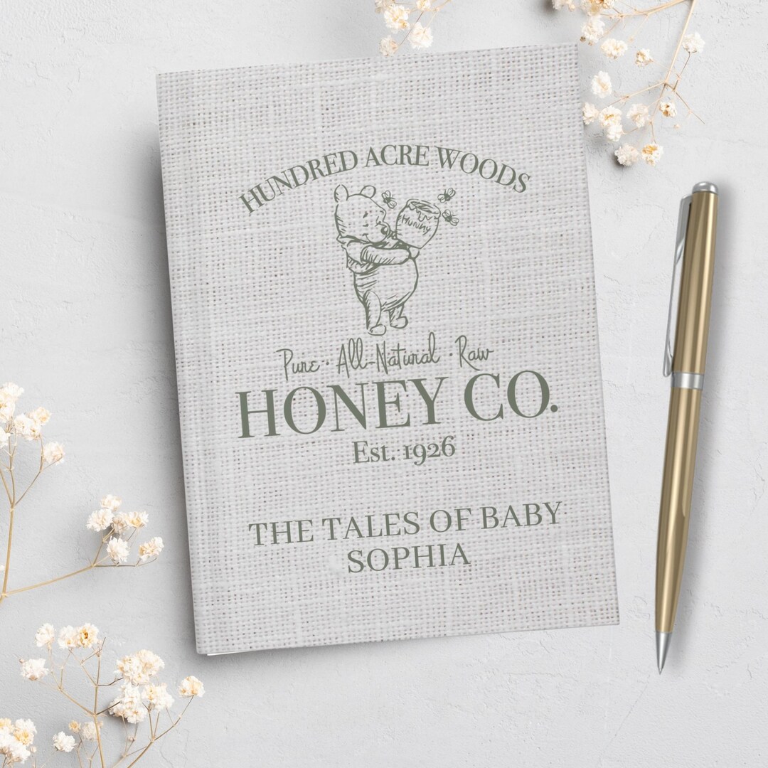 Personalized Baby Journal, Classic Pooh Journal, Winnie the Pooh ...