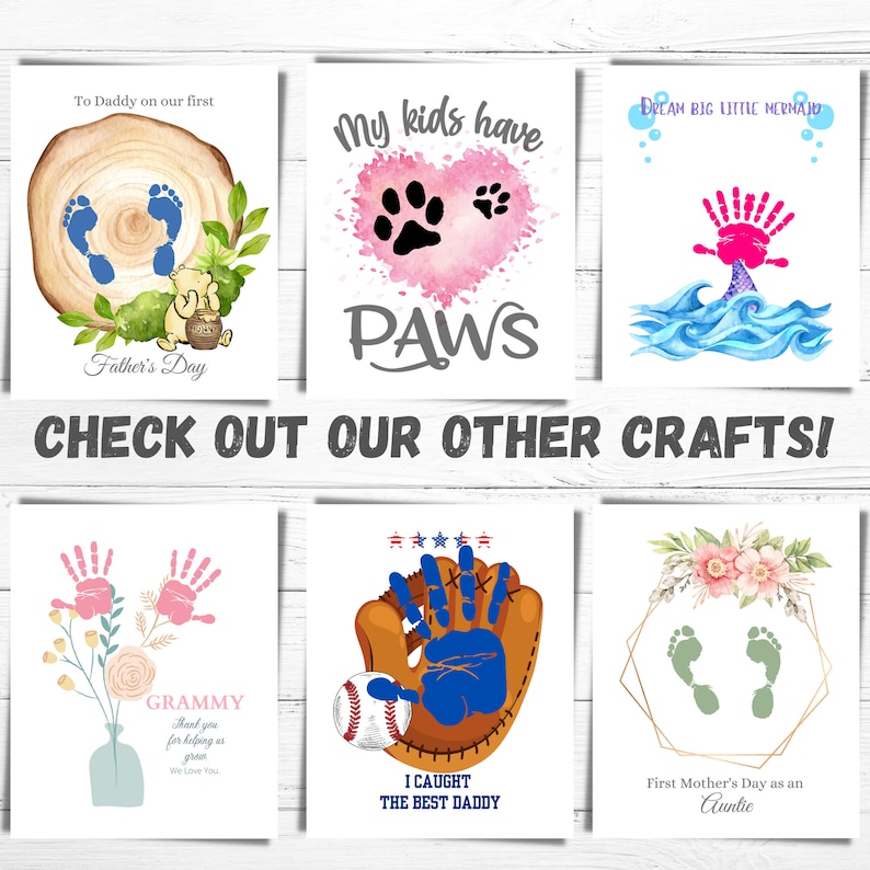 Happy Birthday Handprint Art Birthday Handprint Craft DIY - Etsy