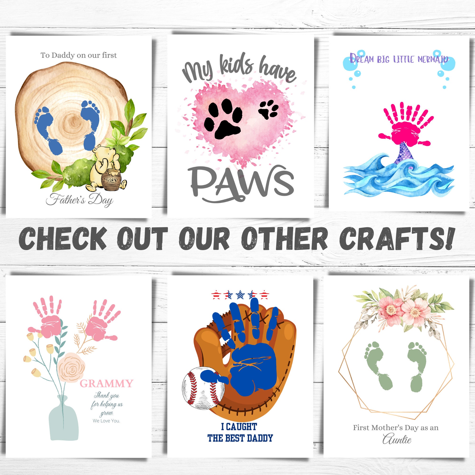 My 1st Summer Footprint Art Boat Footprint Art Summer - Etsy