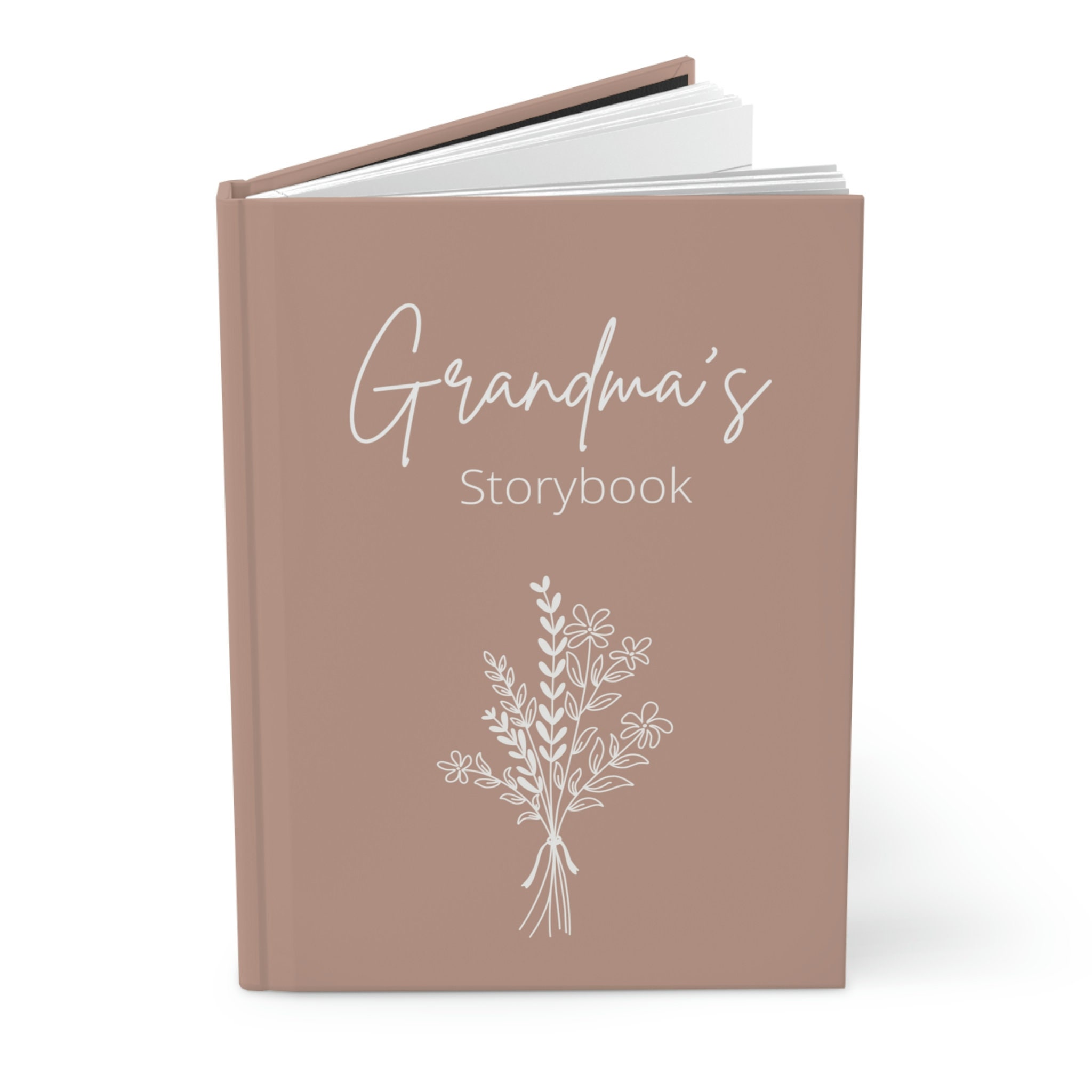 Grandma's Storybook Hardcover Journal New Grandma Gift - Etsy