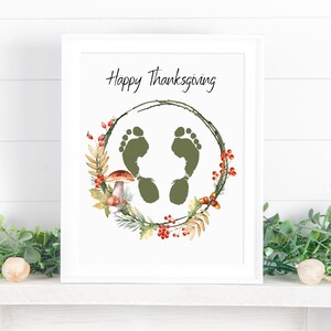 Fall Wreath Handprint, First Fall Crafts, Thanksgiving Art Craft, Fall ...