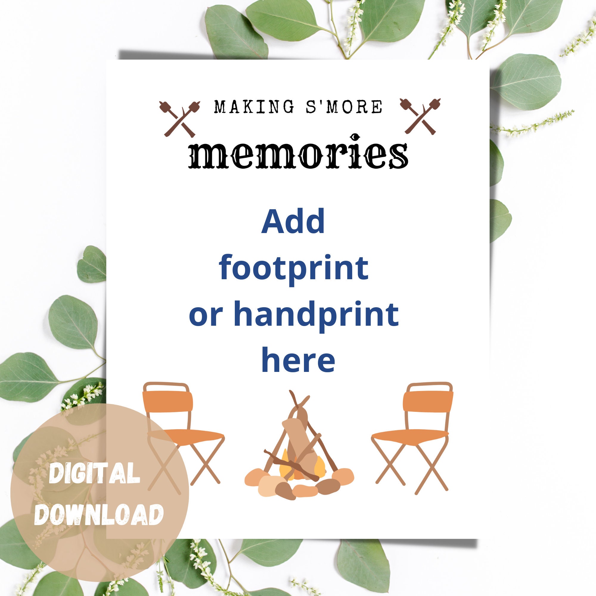 Making S'more Memories, Campfire Handprint Art, Summer Handprint Craft ...
