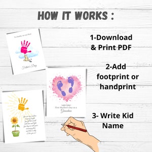 Happy Birthday Handprint Art, Birthday Handprint Craft, DIY Birthday ...