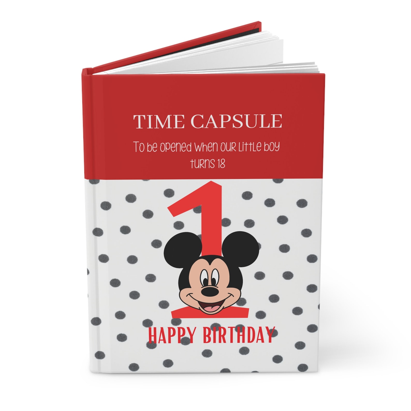 Mickey Mouse 1st Birthday Time Capsule Sign Boy Mickey 1st - Etsy