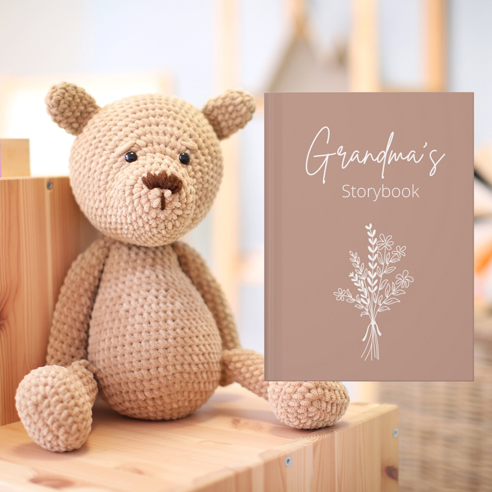 Grandma's Storybook Hardcover Journal New Grandma Gift - Etsy