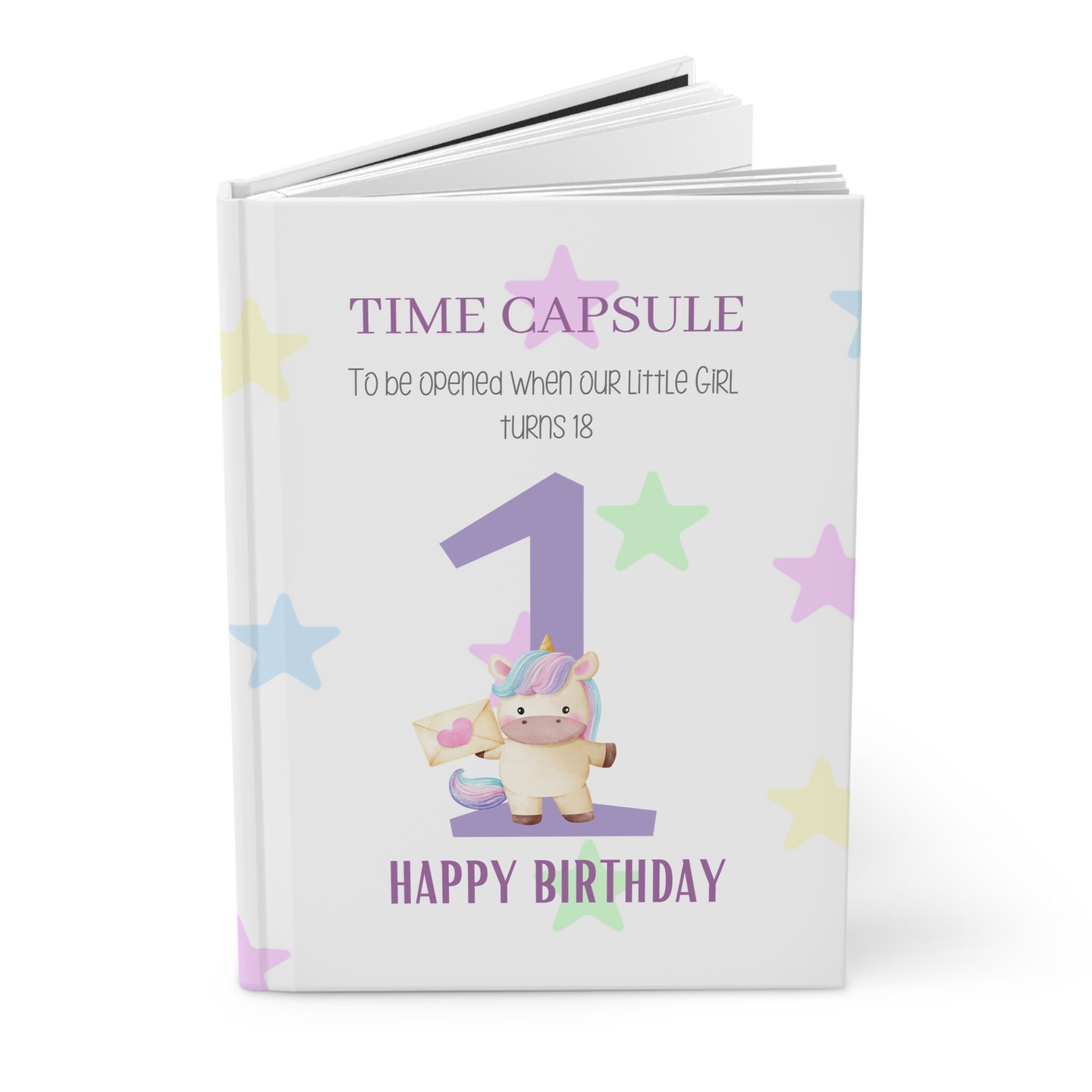 Unicorn 1st Birthday Time Capsule, Baby Unicorn Time Capsule, Magical ...