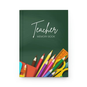 Teacher Memory Book, Teacher Appreciation Gift, Teacher Journal ...
