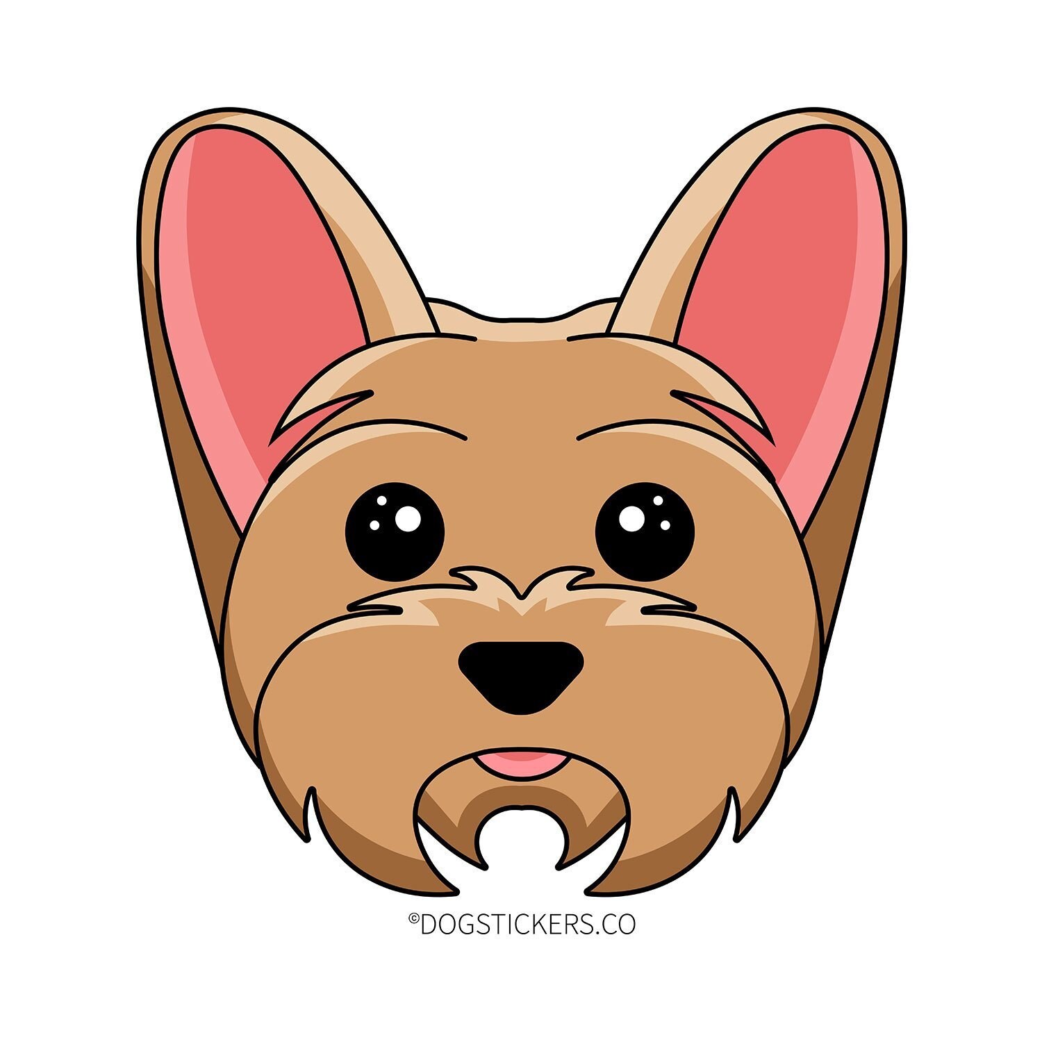 Yorkshire Terrier Sticker - Etsy