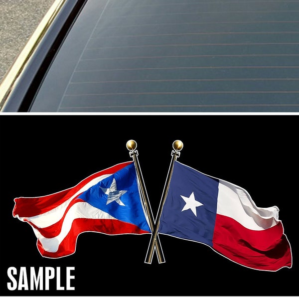 Puerto Rico Texas Flags - Etsy