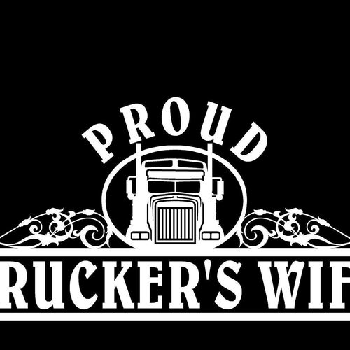 Spoiled Truckers Wife Vinyl Decal Sticker Etsy