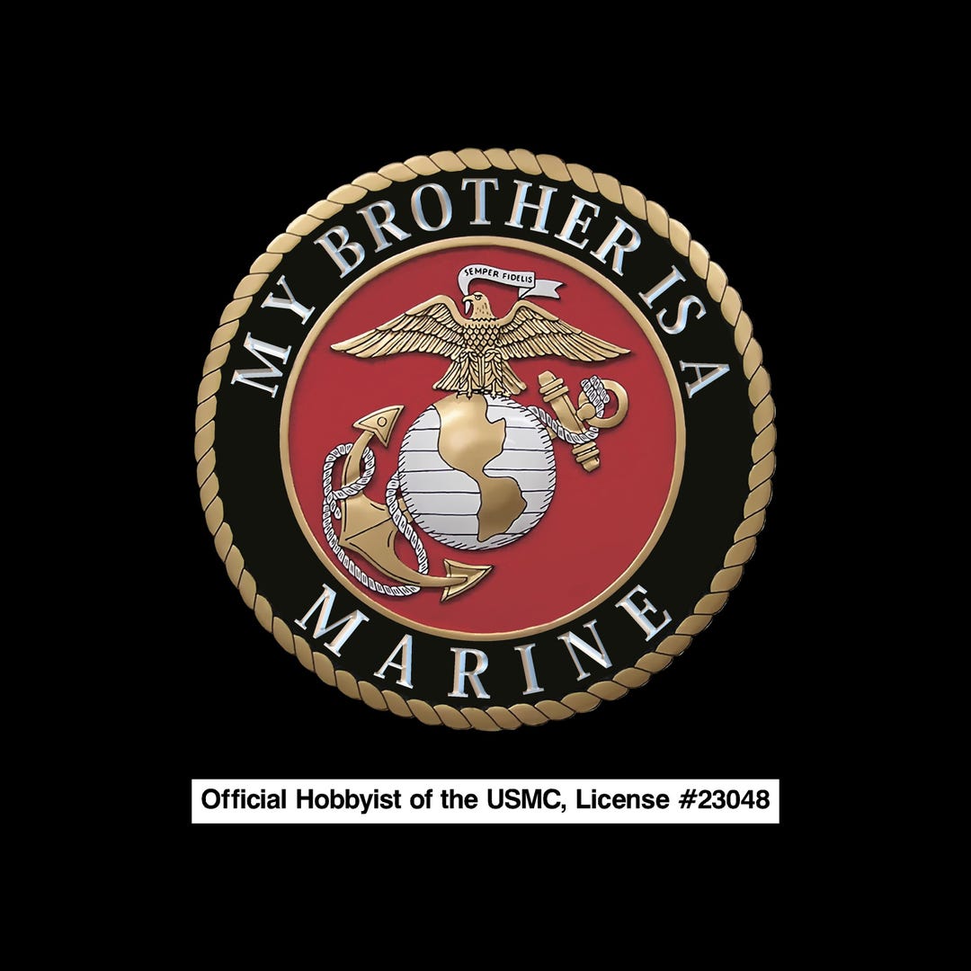 My Brother is a Marine Decal Sticker - United States Marine Corps ...