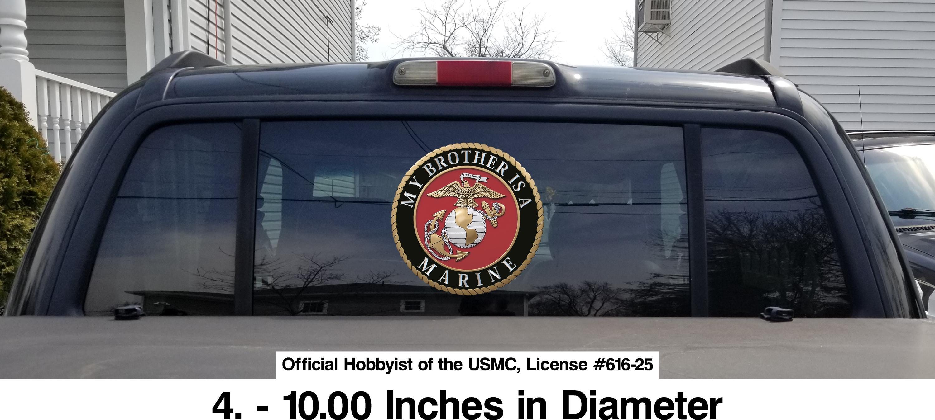 My Brother is a Marine Decal Sticker - United States Marine Corps ...
