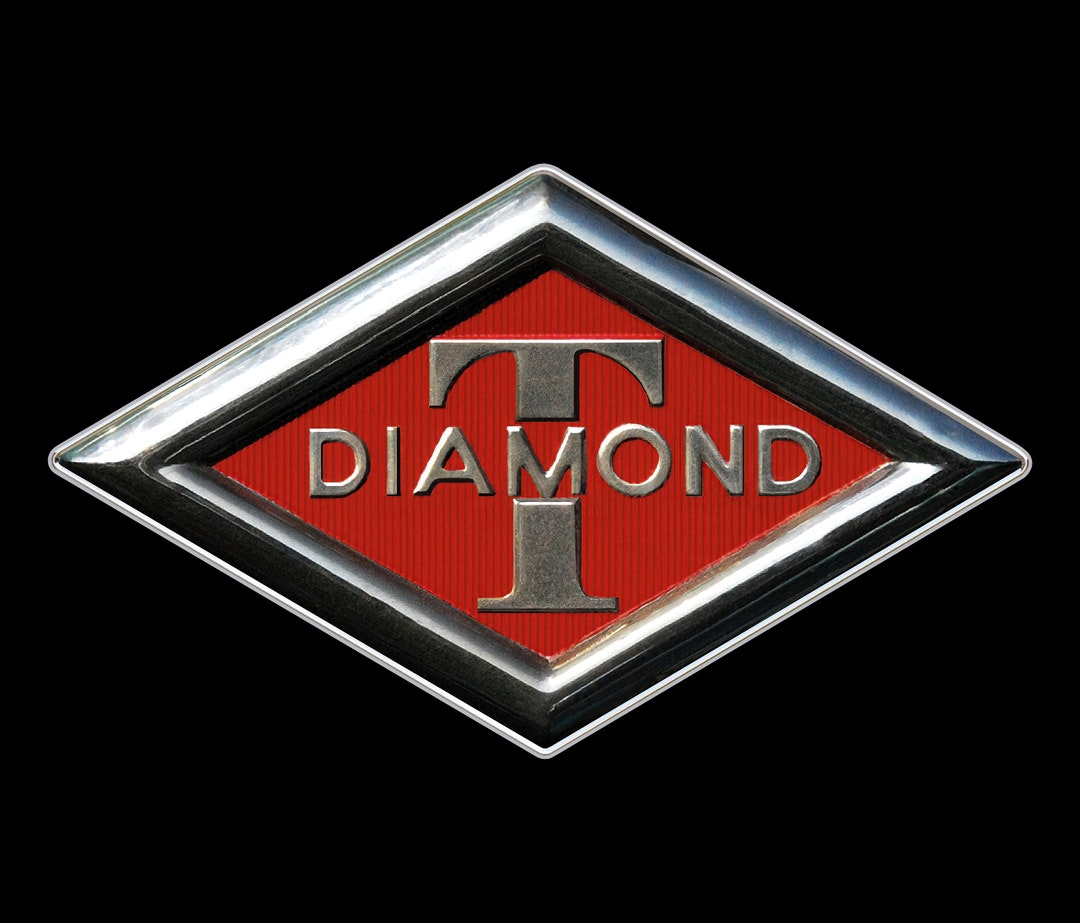 DIAMOND T - Vintage 1950's RED Color Emblem Sticker Decal - Etsy