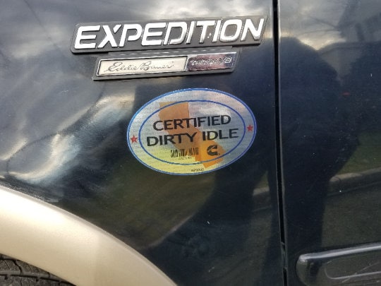 Certified Dirty Idle Sticker Decal - Genuine Certified Dirty Idle ...